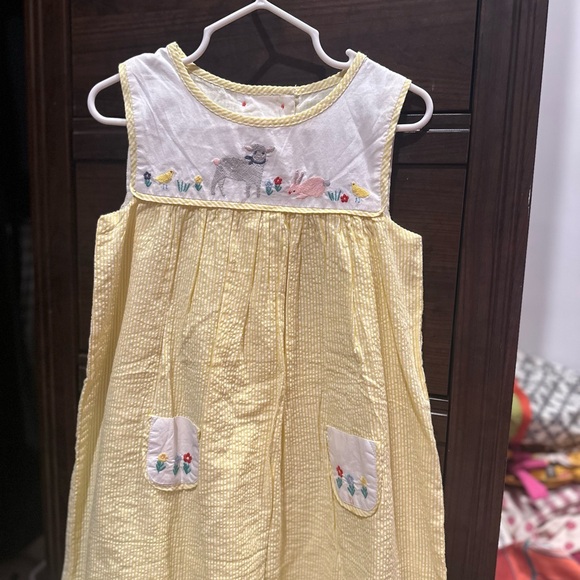 Baby Boden | Dresses | Baby Boden Yellow Sleeveless Dress With ...